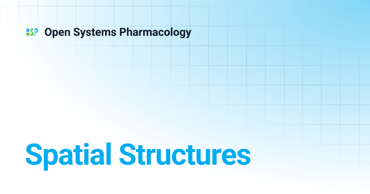 Spatial Structures | Open Systems Pharmacology